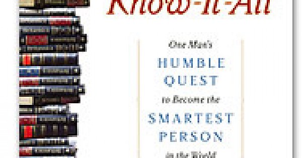 THE KNOW-IT-ALL by AJ JACOBS: Smartening up | Elsewhere by Graham Reid